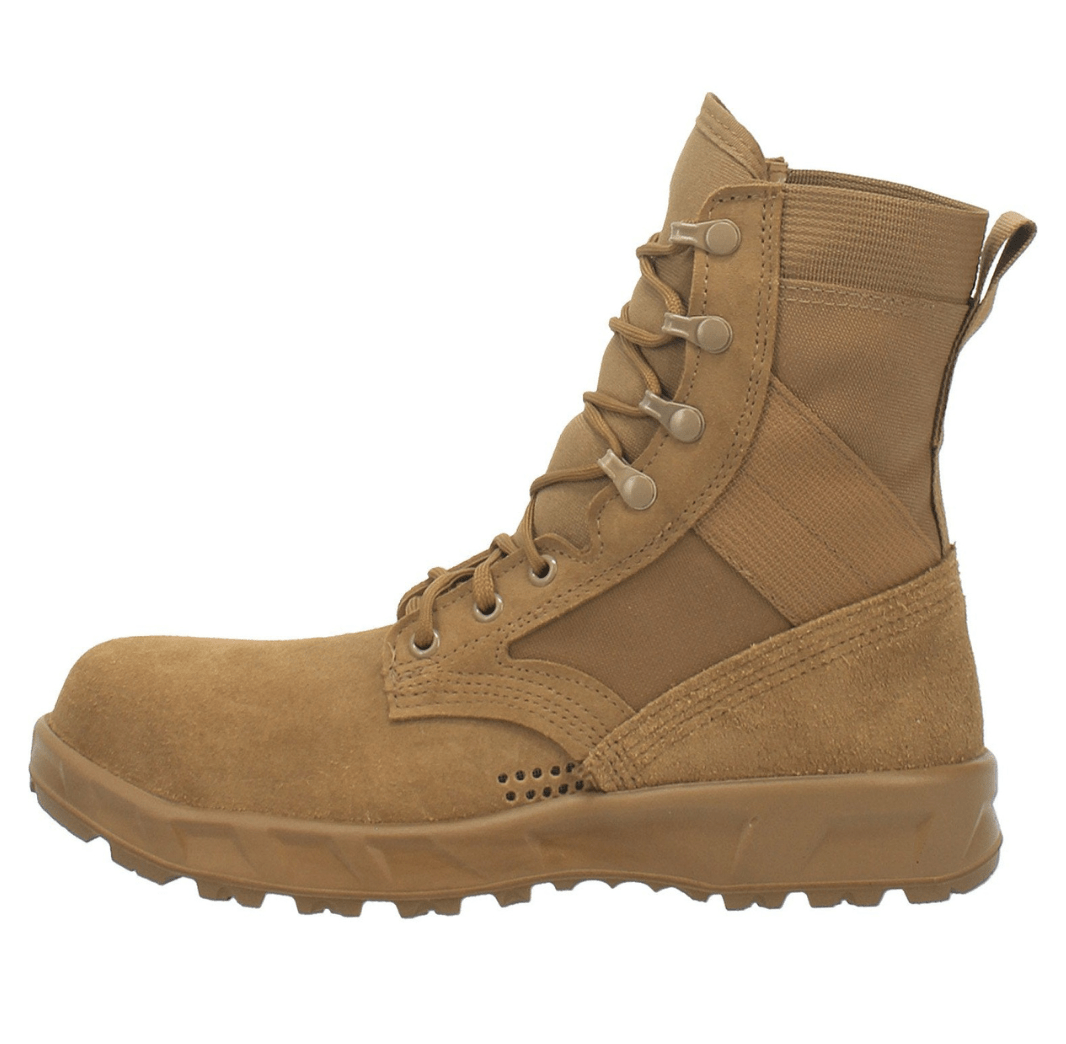 MCRAE T2 Ultra Light Hot Weather Steel-Toe Leather Military Boots 8389 ...